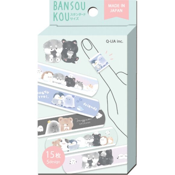 Other | Qlia Bansoukou Kawaii Fluffy Animal Bandaids Made In Japan Set ...
